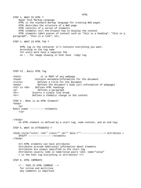 Css Pdf Html Element Html