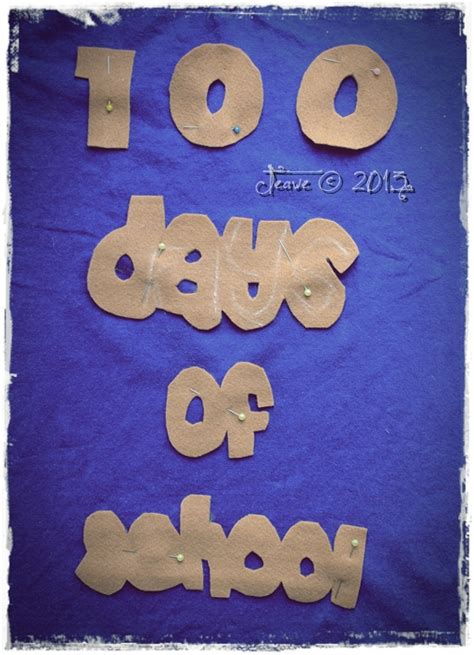 Welcome To Teawes Blog 100 Day Of School Idea