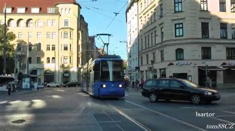 Straßenbahn Und Bus München Youtube
