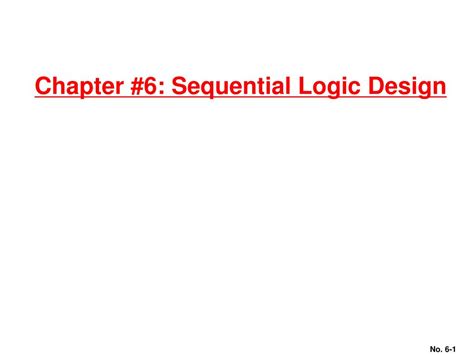 PPT Chapter 6 Sequential Logic Design PowerPoint Presentation Free Download ID 335398