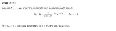 Solved Find the MLE for β assuming that α is known β mle Chegg com