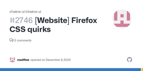 [website] firefox css quirks · issue 2746 · chakra ui chakra ui · github
