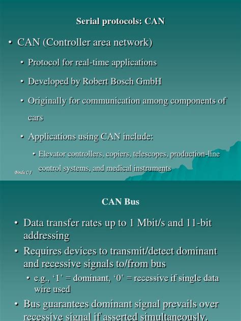 Can Controller Area Network Pdf Computing Manufactured Goods