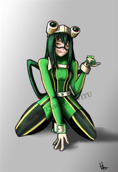 Artstation Tsuyu Asui Boku No Hero Academia