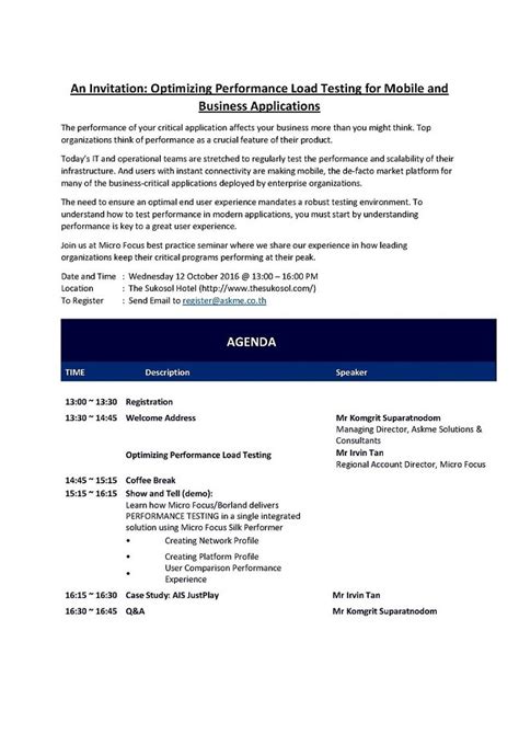 Seminar Optimizing Performance Load Testing For Mobile And Business Applications With Micro