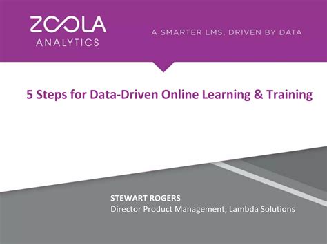 5 Steps To Data Driven Learning Ppt