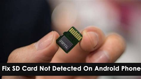 10 Ways To Fix SD Card Not Detected On Android Phone