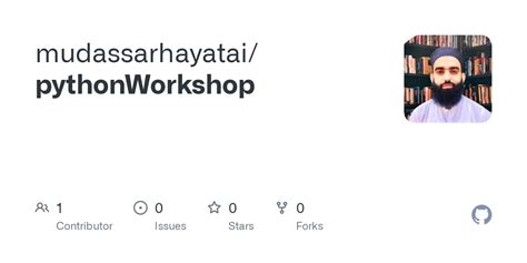 Github Mudassarhayataipythonworkshop