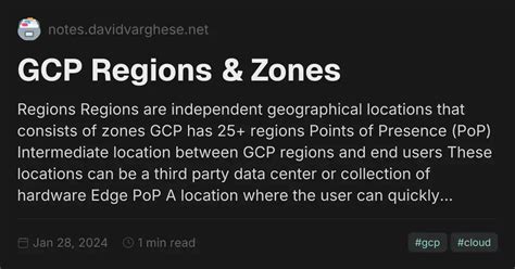 Gcp Regions And Zones