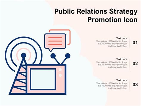 Public Relations Strategy Promotion Icon Presentation Graphics Presentation Powerpoint