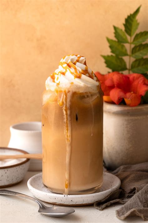 Iced Latte Recipe Best Ever Salted Caramel Latte
