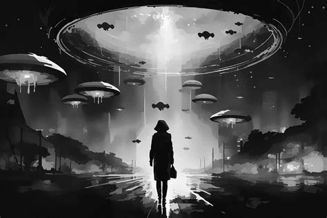 Download Alien Abduction Woman Royalty Free Stock Illustration Image Pixabay
