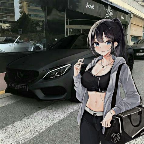 Тян на фоне Mercedes