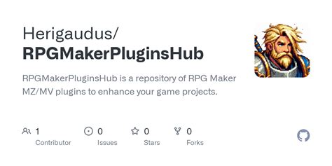 GitHub Herigaudus RPGMakerPluginsHub RPGMakerPluginsHub Is A Repository Of RPG Maker MZ MV