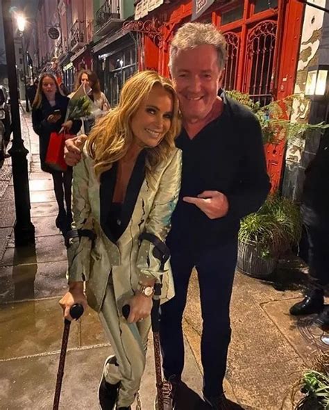 Amanda Holden Defends Piers Morgan And Says Hes A Good And Loyal