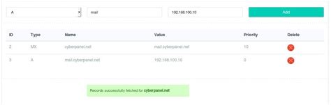 1 Manage Dns 05 Dns Cyberpanel Community