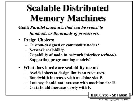 Ppt Scalable Distributed Memory Machines Powerpoint Presentation Free Download Id5990005