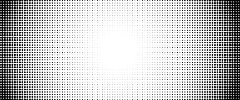 Halftone Dot Background Pattern Vector Illustration Monochrome
