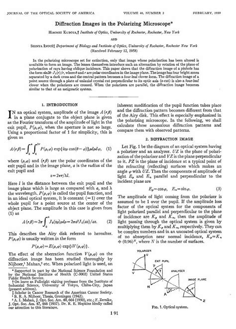 Pdf Diffraction Images In The Polarizing Microscope Dokumen Tips