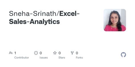github sneha srinath excel sales analytics