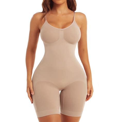 Lilvigor Shapewear Bodysuit For Women Tummy Control Thigh Slimmer