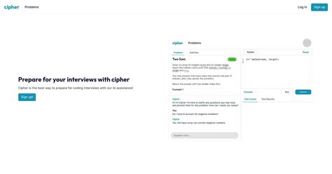 Cipher Ai Powered Coding Interview Prep