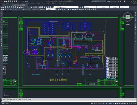 某食品冷库氨制冷系统施工图 Autocad 2007 模型图纸下载 懒石网
