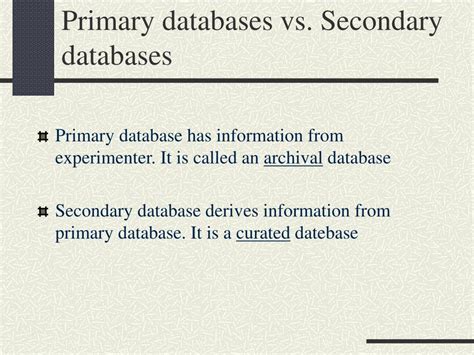 Ppt Sequence Databases Powerpoint Presentation Free Download Id510023