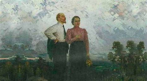 Тимофей КозловЛенин и Крупская в Шушенском 1961 Storia Forza Cose