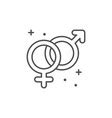 Woman Glyph Icon And Female Symbol Royalty Free Vector Image