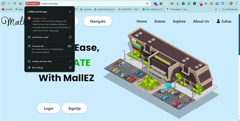Dangerous Site Error After Deployment Help Vercel Community