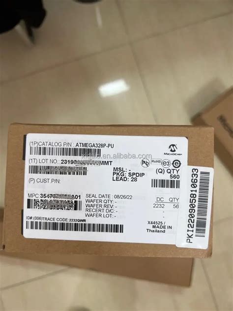 Atmega328p Pu Atmega328p New And Original Electronic Components Integrate Circuit