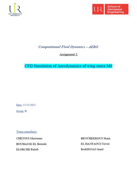 Assignment 3 Report Cfd Pdf Computational Fluid Dynamics Fluid