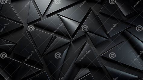 Abstract Dark Geometric Black Anthracite 3d Texture Wall Stock Illustration Illustration Of