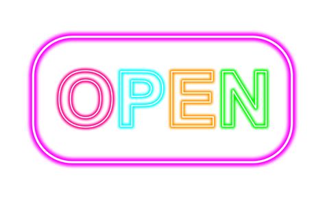 Open Neon Pngs For Free Download