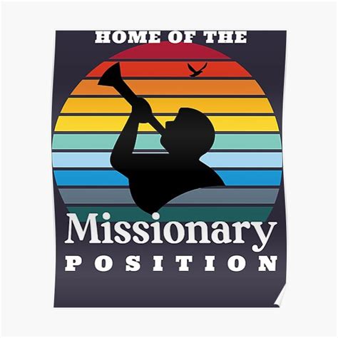 Retro Vintage Latter Day Saints God Home Of The Missionary Position