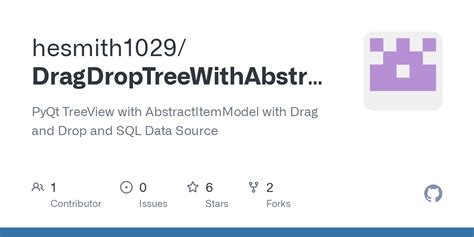Github Hesmith1029dragdroptreewithabstractitemmodel Pyqt Treeview With Abstractitemmodel