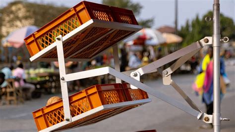Dezeen Debate Features Lovely And Very Transportable Umbrella Crate Stall