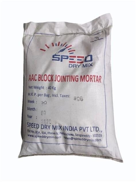Aac Block Jointing Mortar At Rs 500 Bag Block Jointing Mortar In Rangareddy Id 2851489025488