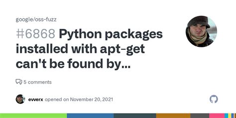 Python Packages Installed With Apt Get Cant Be Found By Python · Issue