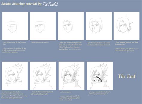 Sasuke Drawing Tutorial By Tootaa On DeviantArt