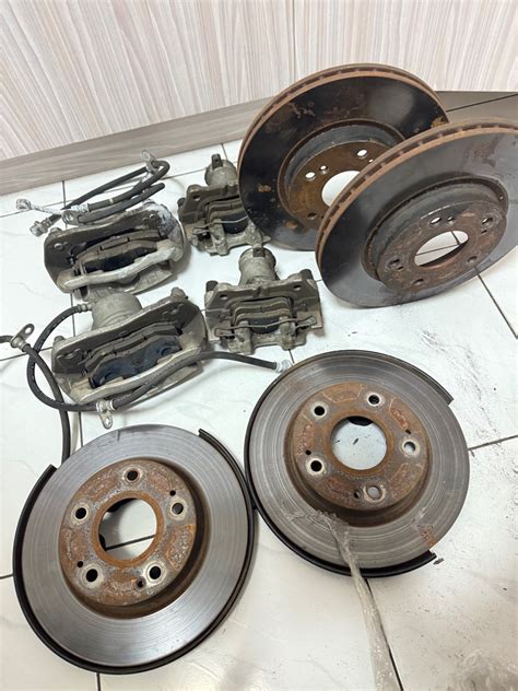 Civic Fc Original Part And Type R Part Brake Calipers Rotors And Pads