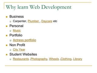 Web Design Course PPTX