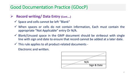 Good Documentation Practice Pptx