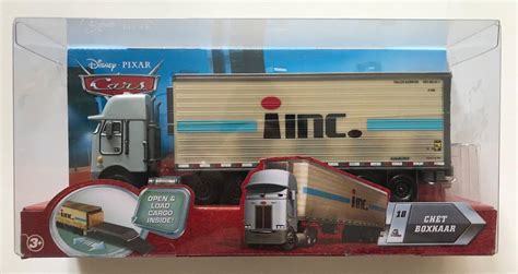 Mattel Pixar Cars Chet Boxkaar Hauler Nib Rare 1926229579