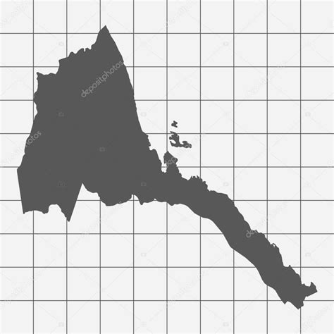 Squared Paper With The Shape Of The Country Of Eritrea Stock Vector By PaulStringer 81359090