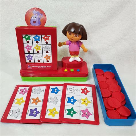 Dora The Explorer Electronic Talking Bingo Game Complete In Box 2002 Mattel 4541211542