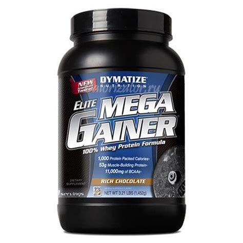 Гейнер Dymatize Elite Mega Gainer - калорийность, полезные свойства ...