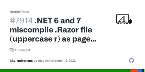 6 and 7 miscompile razor file uppercase r as page instead of component · issue 7914
