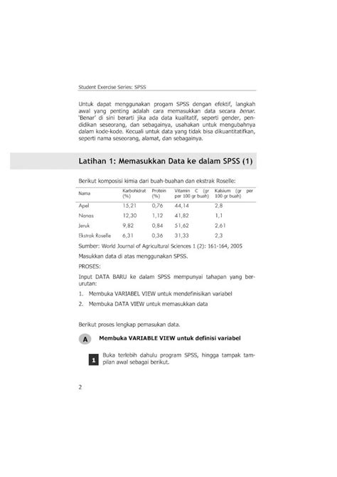 Pdf Panduan Belajar Spss Dokumen Tips